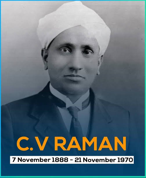 TRIBUTE TO SIR C.V. RAMAN – B +Ve!!